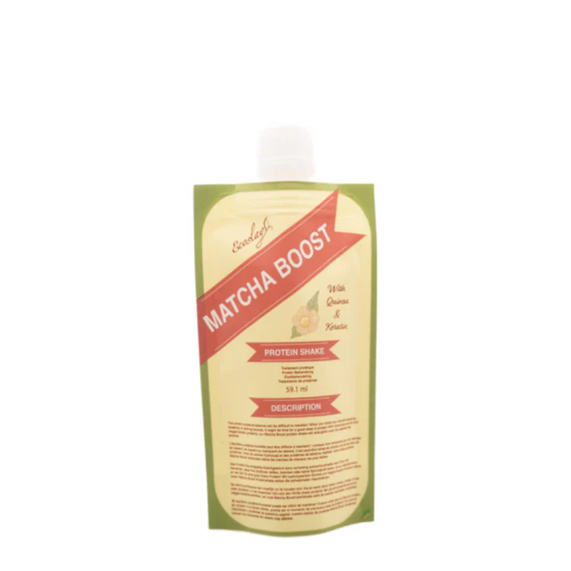 EcoSlay | Matcha Boost-proteinkur | Curlsforyou.dk